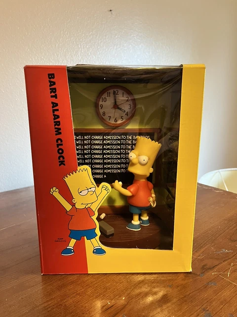 RARE 1999 BART Simpson alarm clock $60.00 - PicClick