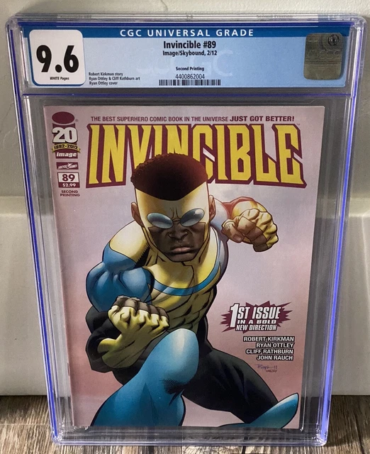 INVINCIBLE #89 IMAGE Comics deuxième impression CGC 9,6 Robert Kirkman Ryan Ottley EUR 163,20 ...