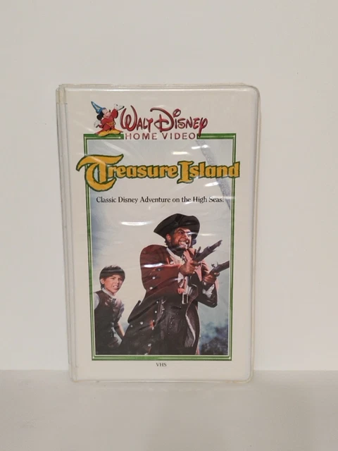 WALT DISNEY TREASURE Island White Clamshell VHS Great Condition Vintage ...
