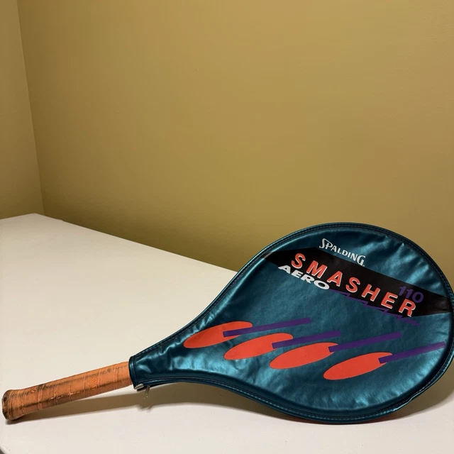 SPALDING AERO SMASHER 110 Aerodynamic Widebody Tennis Racket L3: 4 3/8 ...