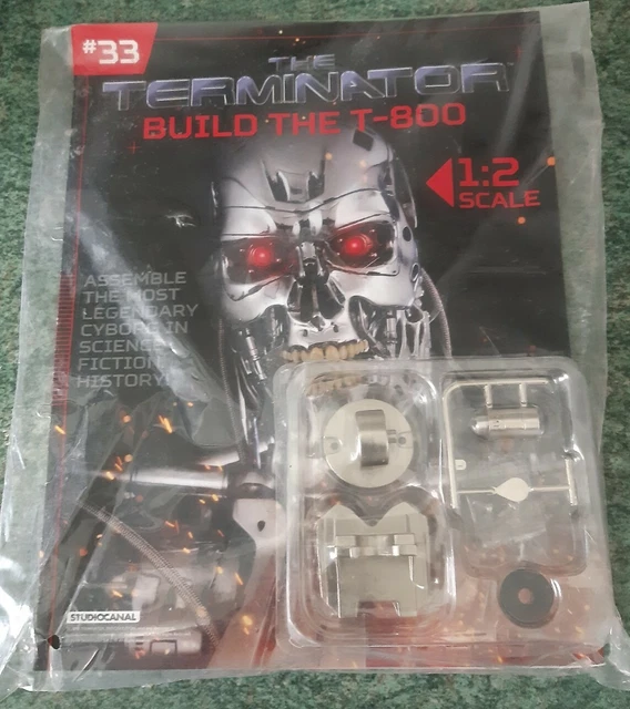 THE TERMINATOR BUILD The T-800 1:2 Scale Model Magazines Hachette #33 ...
