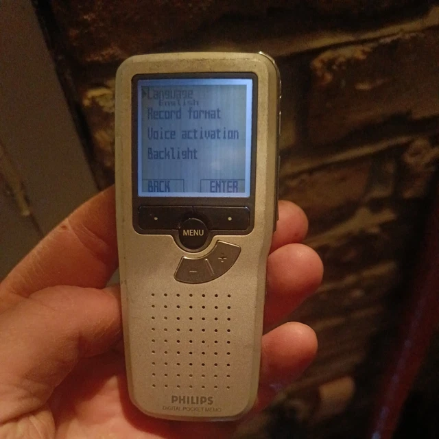 PHILIPS LFH-9370 HANDHELD Digital Pocket Memo Dictaphone/Voice Recorder ...