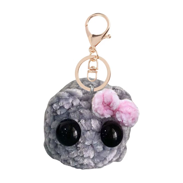 SAD HAMSTER MEME Sound Music Plush Toy Sad Hamster Keychain (Gold Pink ...