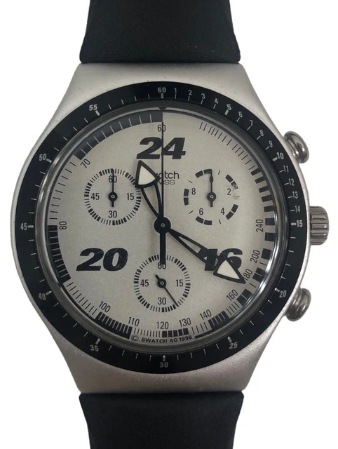 OROLOGIO DA POLSO Swatch Irony Chrono STRAIGHT EDGE YCS1006 1997 EUR 49 ...