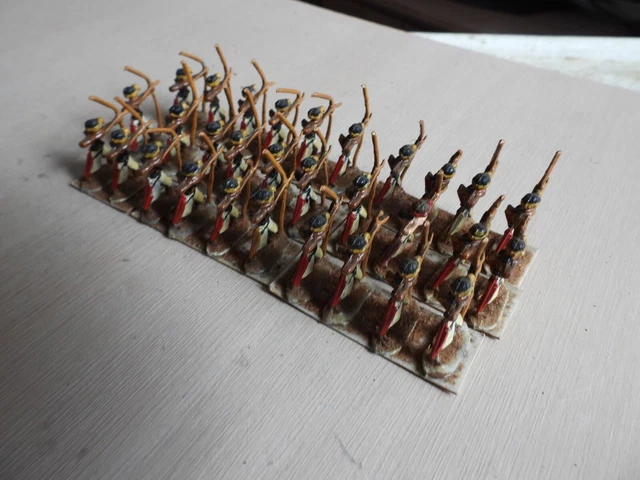 VINTAGE 25MM PAINTED metal wargaming figures Ancients Indian infantry ...