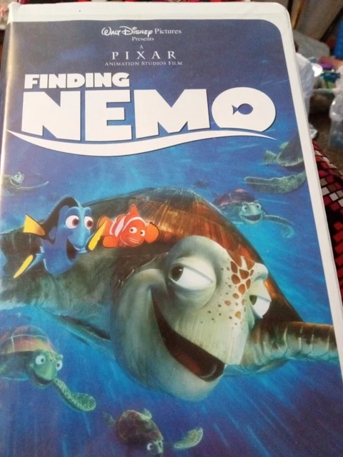 FINDING NEMO WALT Disney Pixar Animation Studios VHS Tape Movie 2001 ...