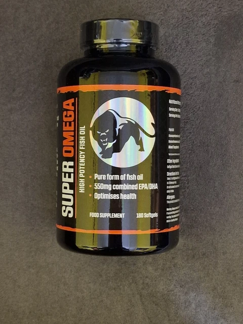 SUPER OMEGA FISH Oil Providing 330mg EPA & 220mg DHA 20mg Mixed ...