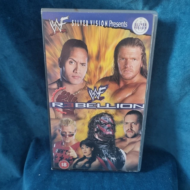 WWF REBELLION 1999 - VHS Wrestling Tape - Vintage WWE - The Rock Triple H £6.50 - PicClick UK