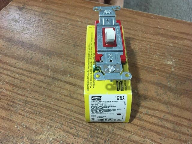 BACK AND SIDE Wired Toggle Switch 20A 120 / 277 AC 3-Way Light Almond ...
