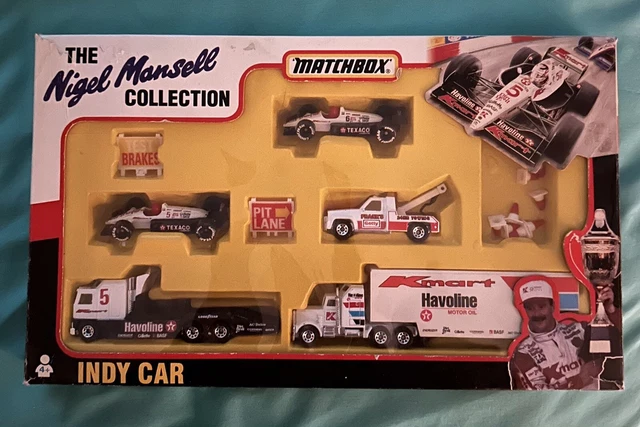 MATCHBOX THE NIGEL Mansell Collection Indy Car Set £30.00 - PicClick UK