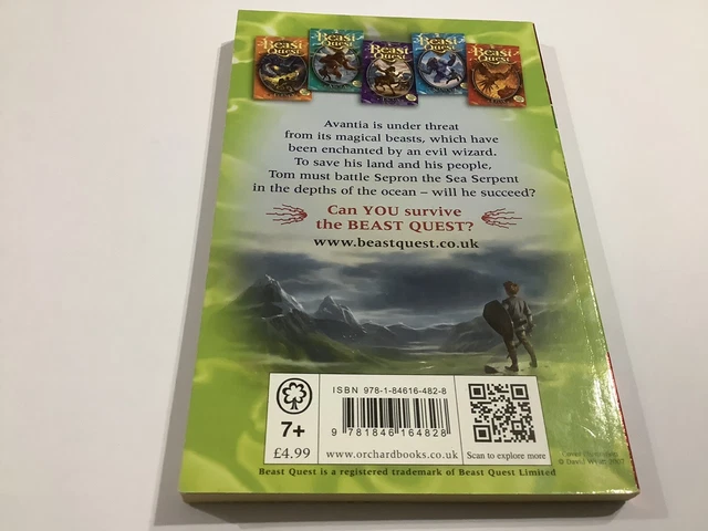 BEAST QUEST SEPRON The Sea Serpent By Adam Blade. Still Has Collector ...