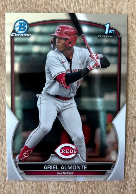 ARIEL ALMONTE 1ER Chrome RC 2023 Bowman Prospects BCP-78 Cincinnati ...