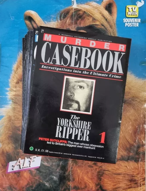 40x Murder Casebook 1990 True Crime Magazines Ted Bundy Ed Gein