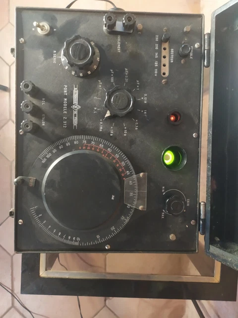 RARE ANCIEN INSTRUMENT DE MESURE RLC Pont Modele Z312 Electronique de ...