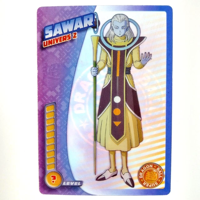 CARTE DRAGON BALL Super Trading Cards N°68 Sawar Univers 2 Panini Fr ...