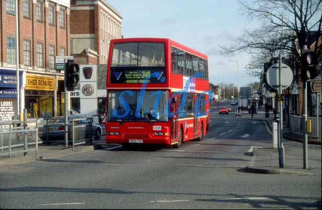 LONDON TRANSPORT BLUE Triangle Dennis Trident Bus Tn904 2004 Upminste ...