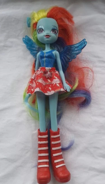 MY LITTLE PONY Equestria Girls Doll, Rainbow Rocks, Rainbow Dash £6.99 ...