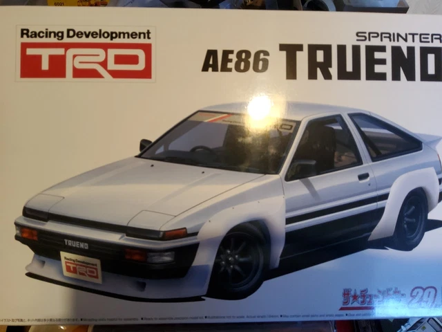 TOYOTA COROĹLA AE86 Sprinter Trueno Trd Racing Pack ,1/24 Plastic Kit ...