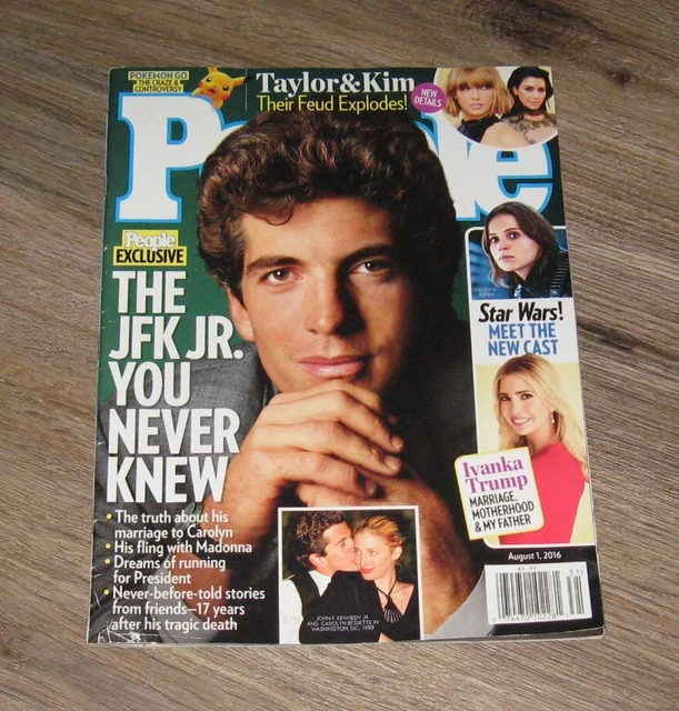 PEOPLE MAGAZINE JOHN F Kennedy Jr POKEMON Ivanka Trump TARA Lipinski ...