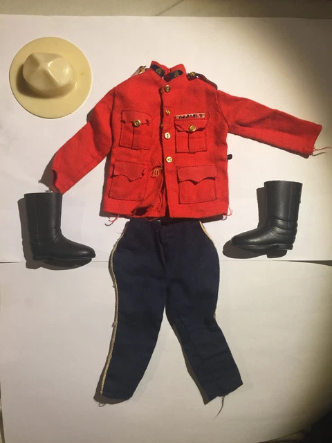 VINTAGE PALITOY ACTION Man Original Canadian Mountie Uniform, Not ...
