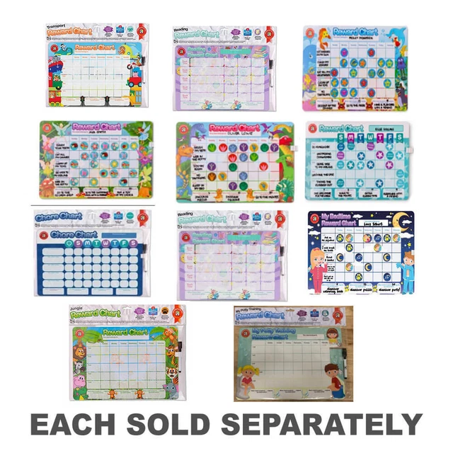 LEARNING CAN BE Fun Magnetic Reward Chart Flexible Customize Daily ...