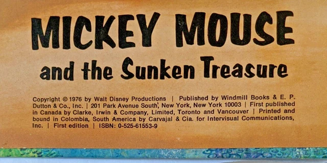 MICKEY MOUSE AND the Sunken Treasure Pop-Up Turn-Around Book! Read it ...