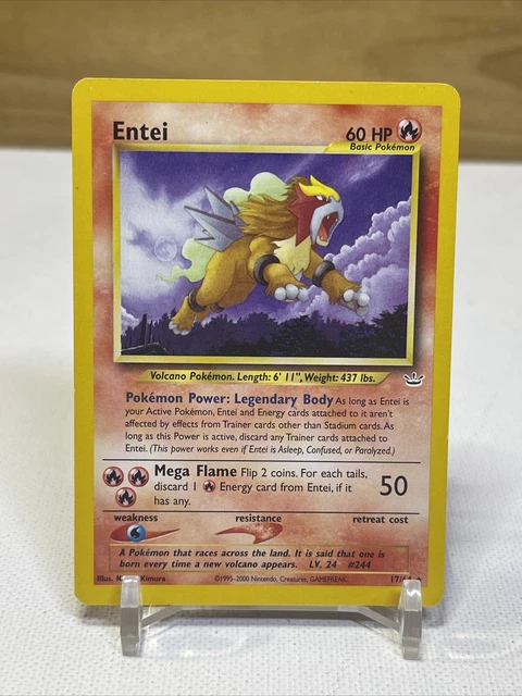 POKÉMON TCG ENTEI Neo Revelation 17/64 Regular Unlimited Rare LP $16.19 ...