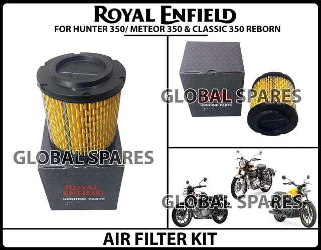 ROYAL ENFIELD HUNTER 350/ Meteor 350 & Classic 350 Reborn "AIR FILTER ...