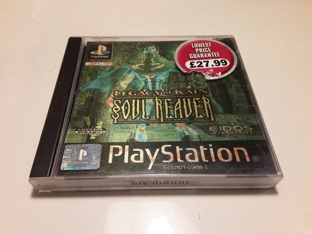 SONY PS1 GAME Legacy Of Kain, Soul Reaver With Manual, Holographic ...