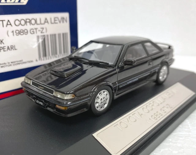 PO 1:43 HI STORY HS039BK TOYOTA COROLLA LEVIN AE92 GT-Z 1989 échelle ...