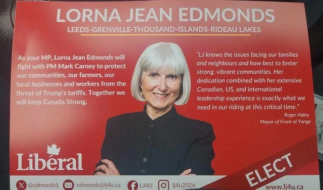 2025 LIBERAL MARK Carney Prime Minister Canada Election Campaign Flyer ...