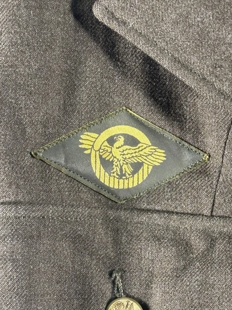 WWII US ARMY 4 Pocket Coat Armored Div Patch Corporal Rank Ruptured ...