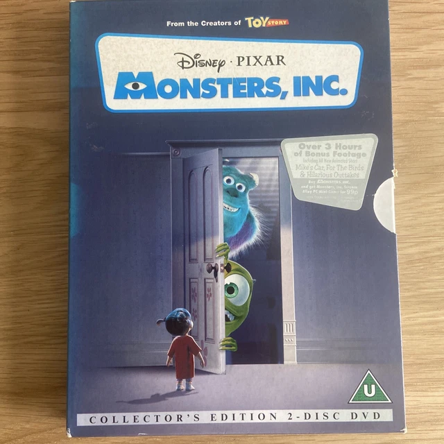 MONSTERS, INC. 2 disc DVD [Collector's Edition] (2001) £1.99 - PicClick UK