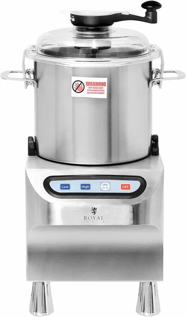 ROYAL CATERING COMMERCIAL Bowl Cutter Machine 1500/2800 rpm 8 L £599.97 ...