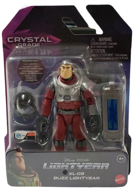 DISNEY PIXAR LIGHTYEAR BUZZ LIGHTYEAR XL-09 Crystal Grade Figure Mattel ...