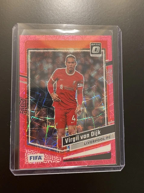 2023-24 DONRUSS FIFA VIRGIL VAN DIJK OPTIC Velocità Rosa/99 LIVERPOOL ...