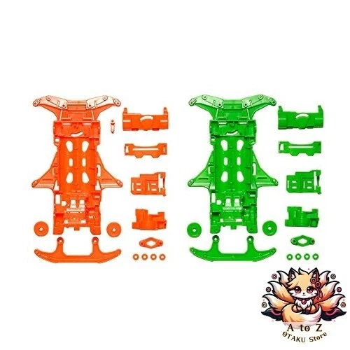 NEW TAMIYA MINI 4WD Special Edition VS Fluorescent Color Chassis Set £ ...