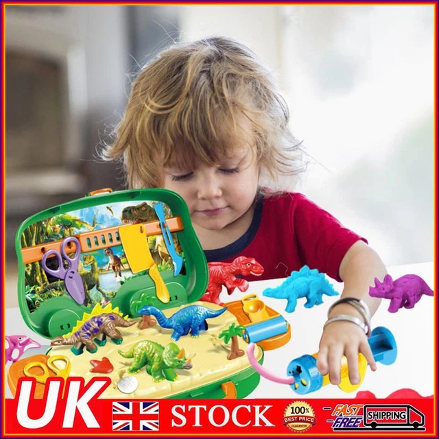 DIY COLORFUL PLASTICINE Toy Box Set Plasticine Craft Toys Non Toxic for ...