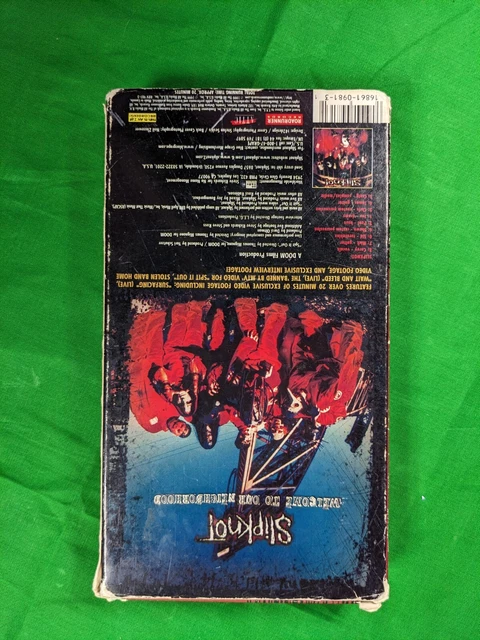 SLIPKNOT WELCOME TO Our Neighborhood VHS Concert $25.00 - PicClick CA