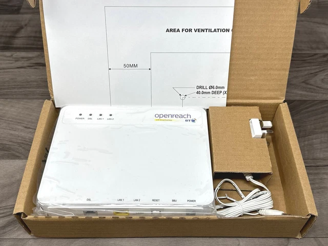 BT OPENREACH ECI B-FOCuS Fibre VDSL FTTC Broadband Modem BNIB £47.99 ...