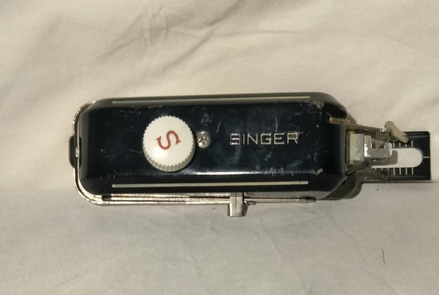 SINGER SEWING MACHINE Button Hole Attachment VINTAGE Hand Held with ...