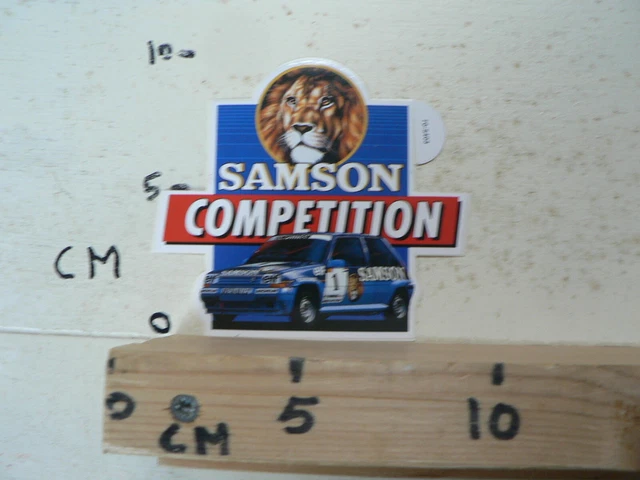STICKER,DECAL SAMSON COMPETITION Renault 5 Elf ? Michelin No 1 Shag ...