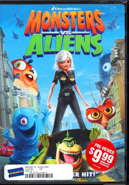 MONSTERS VS ALIENS DVD Dreamworks animation Reese Witherspoon Seth ...