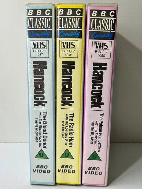 BUNDLE OF 3 BBC Classic Comedy: Tony Hancock On VHS Video Cassette ...