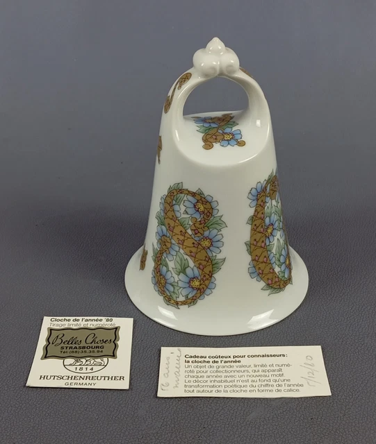 CLOCHE ANNUELLE 1980 Porcelaine Hutschenreuther Design Ole Winther 1750 ...
