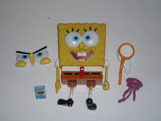 SPONGEBOB SQUAREPANTS - Switch 'Em Up Poseable Pal (2002, Jakks) $30.00 ...