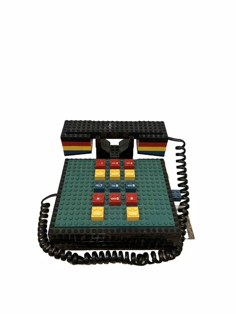 VINTAGE TYCO SUPER Blocks Telephone 1980's Lego Brick Clone Phone £46. ...
