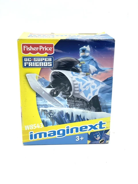 2011 VTG FISHER PRICE imaginext dc super friends batman snow motorcycle ...