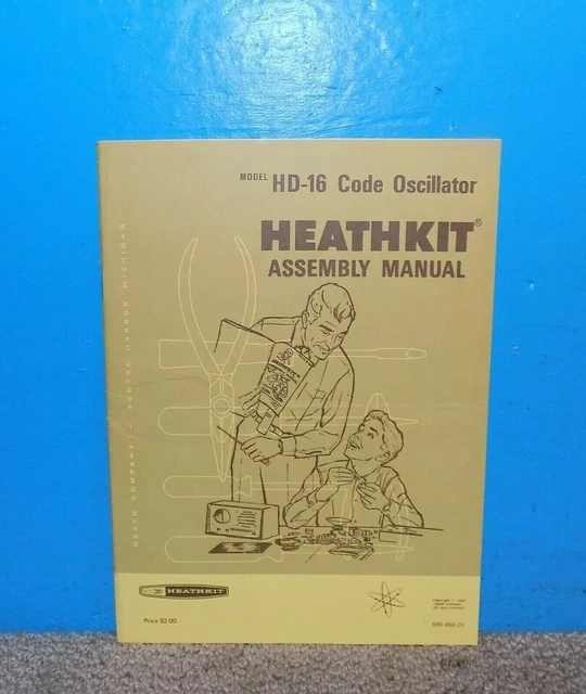 OEM 1967 HEATHKIT HD-16 Code Oscillator Assembly Operation Manual $9.95 ...