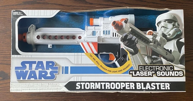 HASBRO 1996 STAR Wars Stormtrooper E-11 Rifle Light Sound Blaster Gun ...
